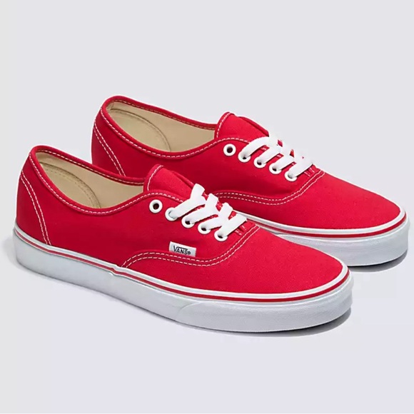 Vans | Shoes | Vans Heritage Lowtop Shoe Red | Poshmark